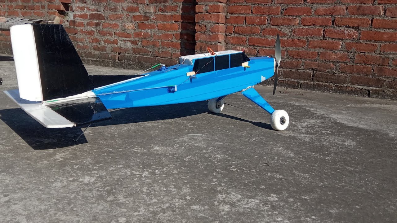 Home Build RC Plane Thermocol Fuselage @INDI RC - YouTube