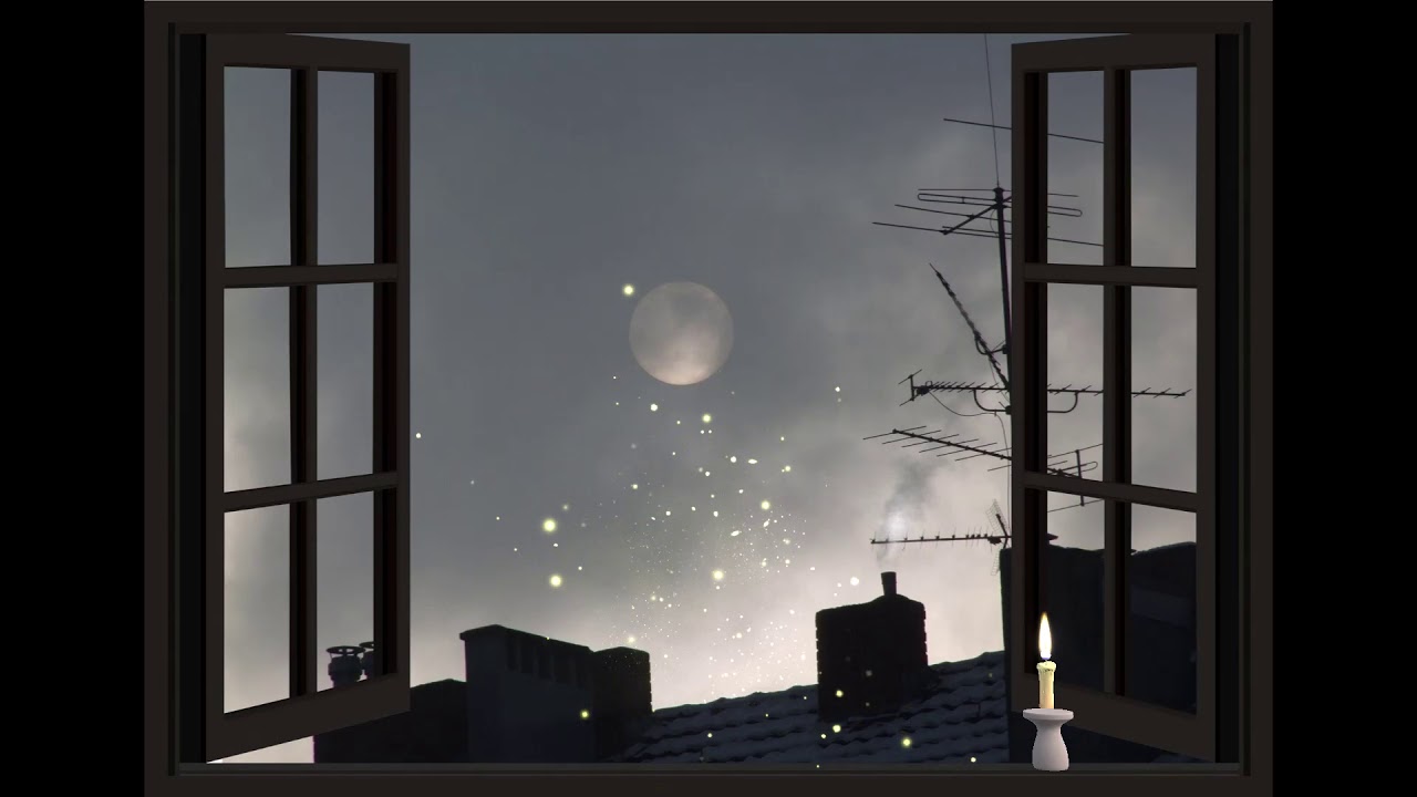 Harry Potter inspired Harry's Bedroom Window-3 Hours Sleep Ambience ...