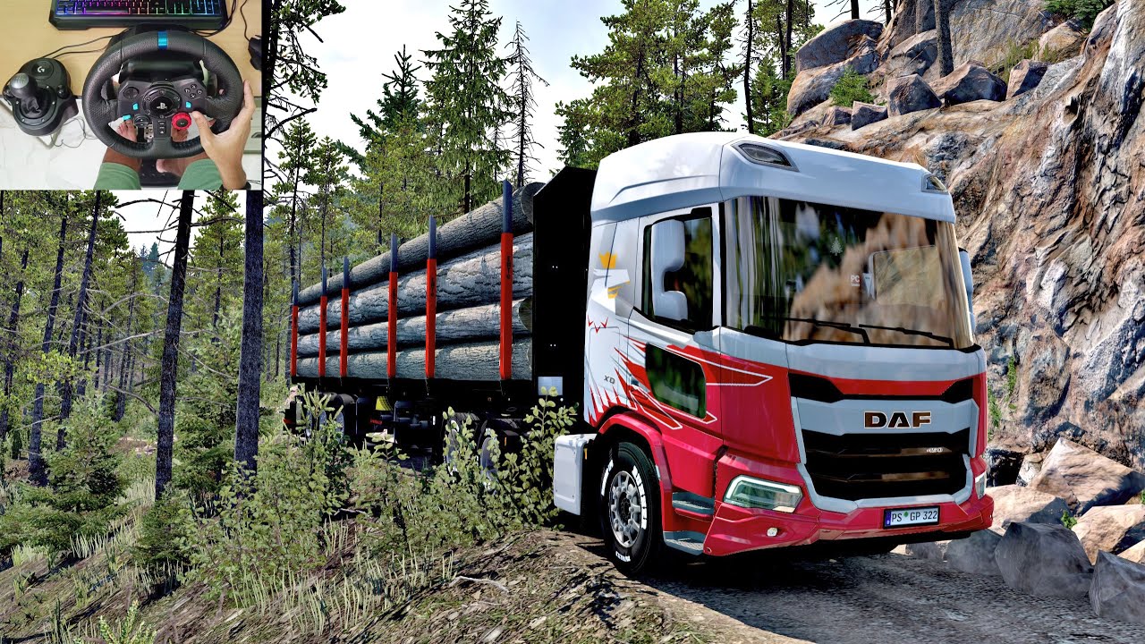 Wooden Log Delivery Through Amazing Mountain Routes | Euro Truck ...