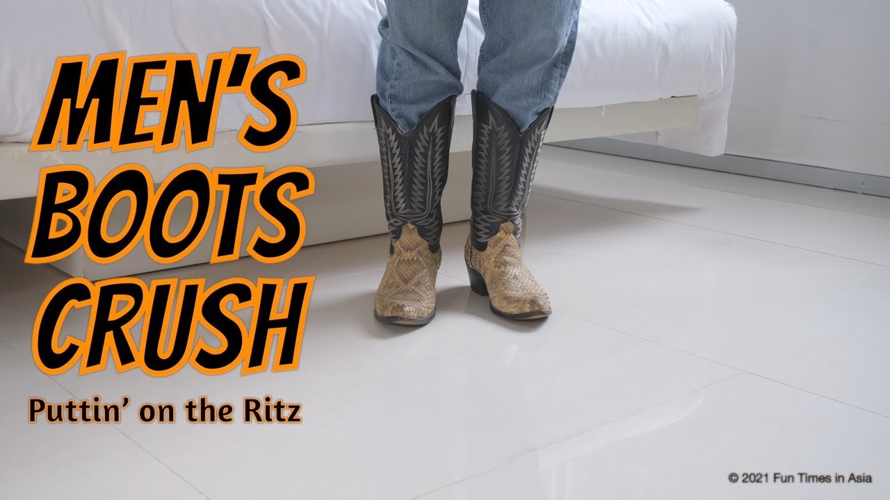 Cowboy boots crush - Ritz crackers - YouTube
