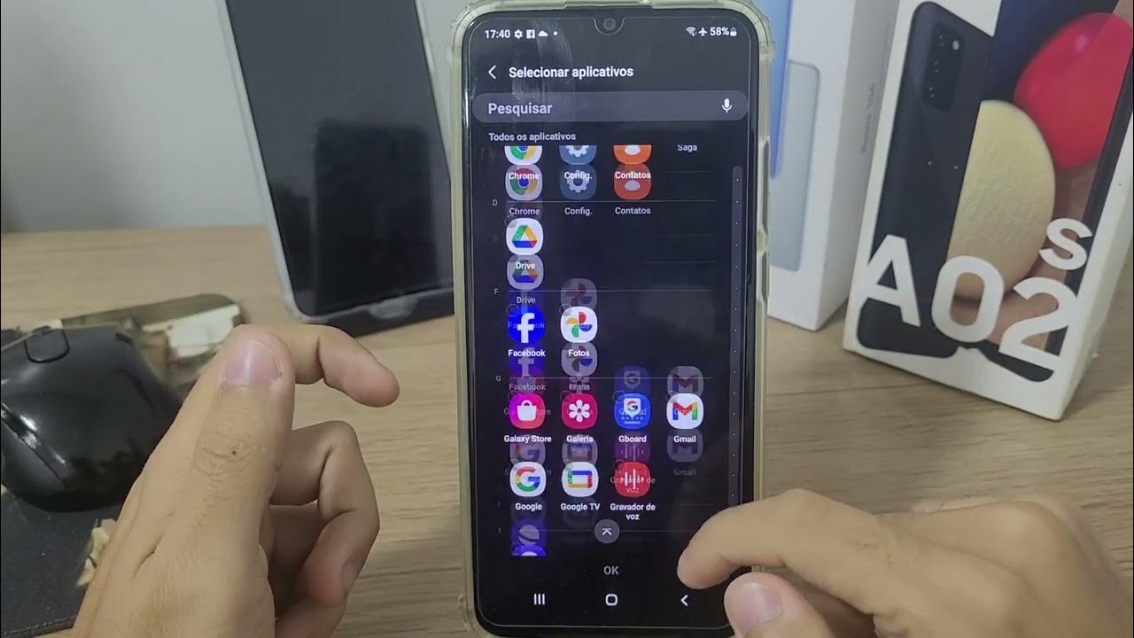 ⚪️ Como ocultar aplicativos no Samsung A02, A02S, M02 E M02S - YouTube