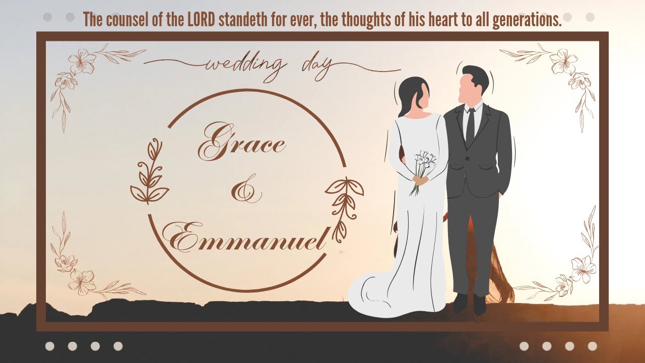 HOLY MATRIMONY OF DR.R.GRACE VANDANA JYOTHI AND DR.N.EMMANUEL || 20-12 ...