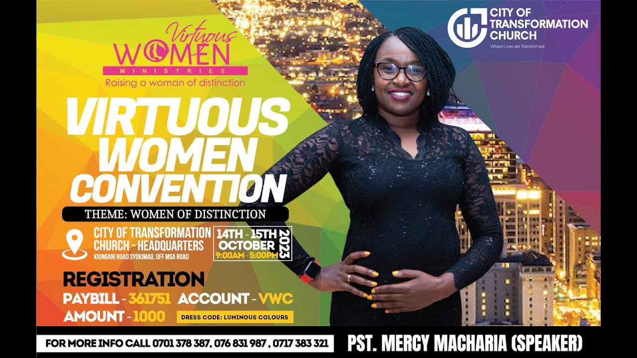 Virtuous Women Convention || Pst. Mercy Macharia || 15.10.2023 || # ...