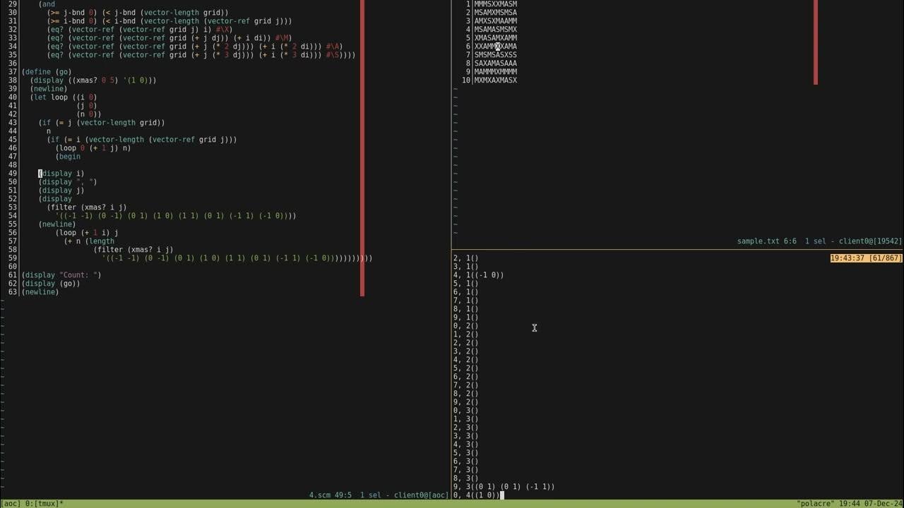 4 - Advent of Code in Guile Scheme (Part 4/4) - YouTube