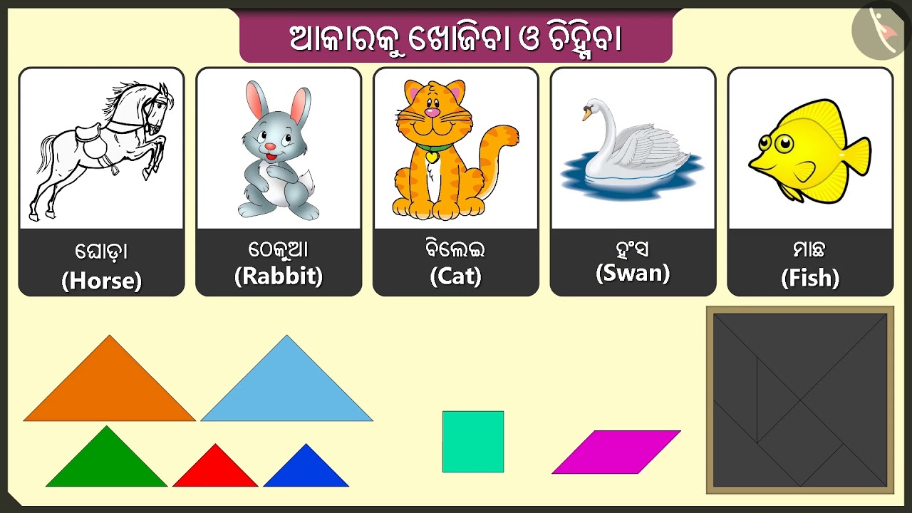 ଆକୃତିଗୁଡ଼ିକ ଅନୁସନ୍ଧାନ ଏବଂ ଚିହ୍ନଟ କରିବା | Part 3/3 | Tracing and ...