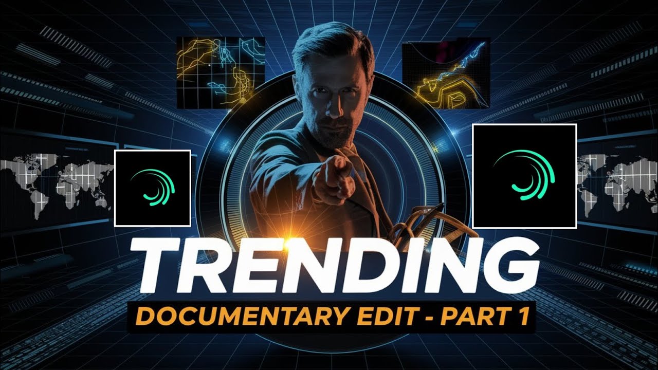 🔥 Trending Documentary Edit Part 1 | Alight Motion Editing Tutorial | Pro-Level Effects - YouTube
