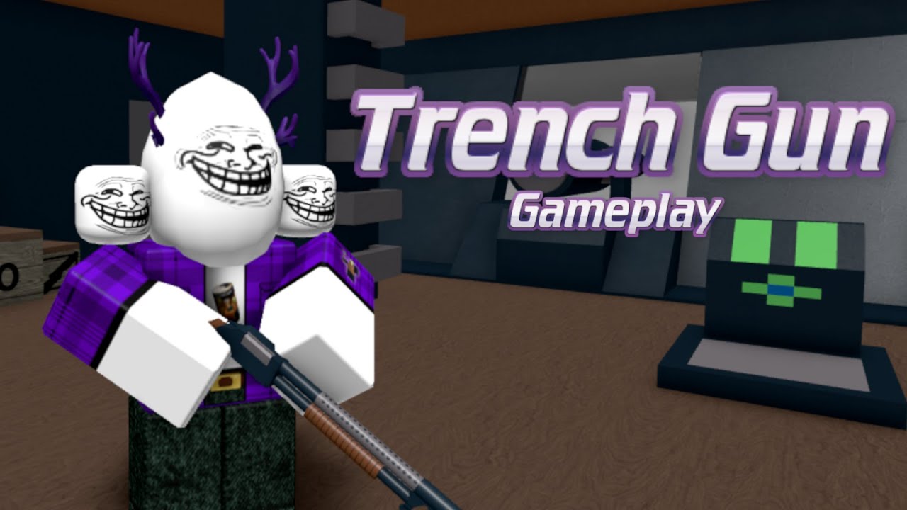 Trench Gun Gameplay | Roblox Zeppelin Wars - YouTube