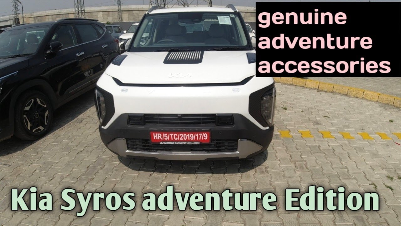 Kia Syros 2025 HTX Adventure Edition || Kia Syros Genuine Accessories ...