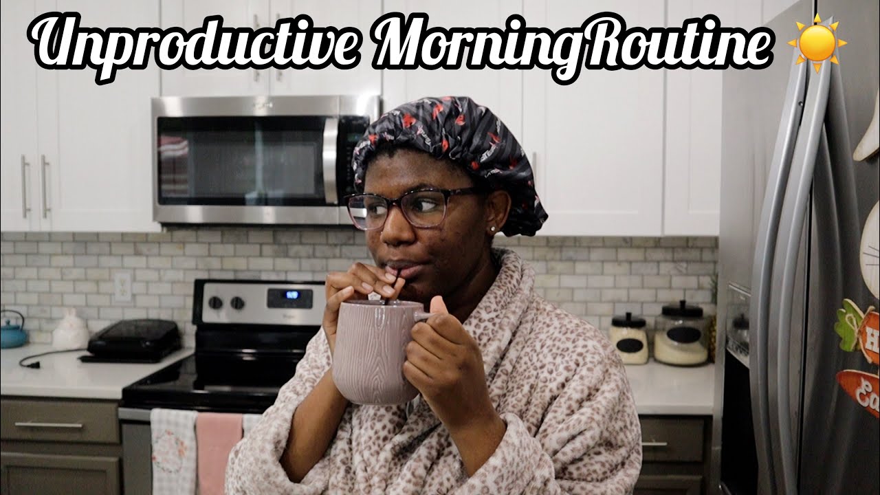 A Unproductive Lazy Morning Routine - YouTube