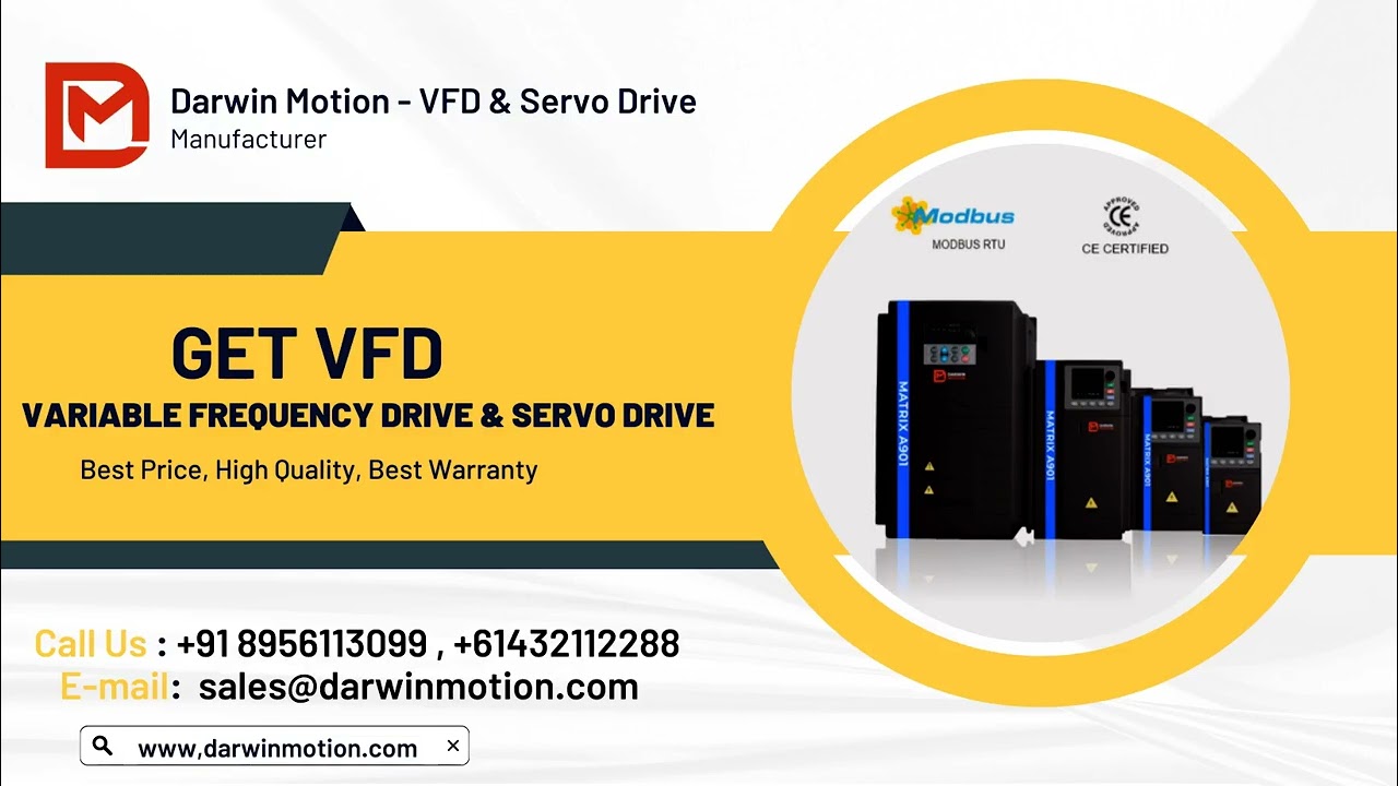 Darwin Motion - VFD & Servo Drive Manufacturer - YouTube