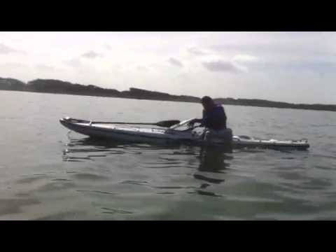 Stealth Kayak roll over test - YouTube