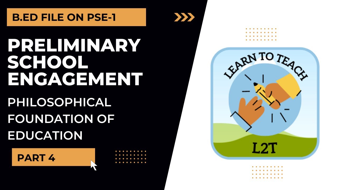 B. Ed file on PSE-1 | Preliminary School Engagement (PSE ...