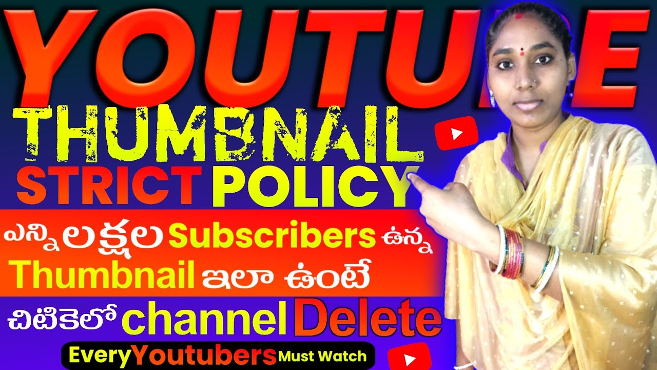 Every Youtubers Must Watch Update🔥| Youtube Thumbnail Policy 2023 ...