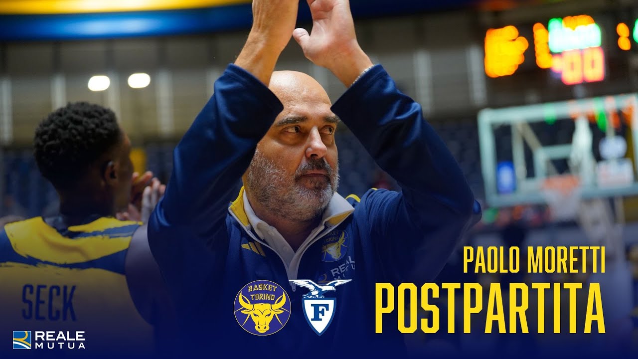 Conferenza Postpartita: Coach Paolo Moretti (Torino-Fortitudo BO 82-64) - YouTube