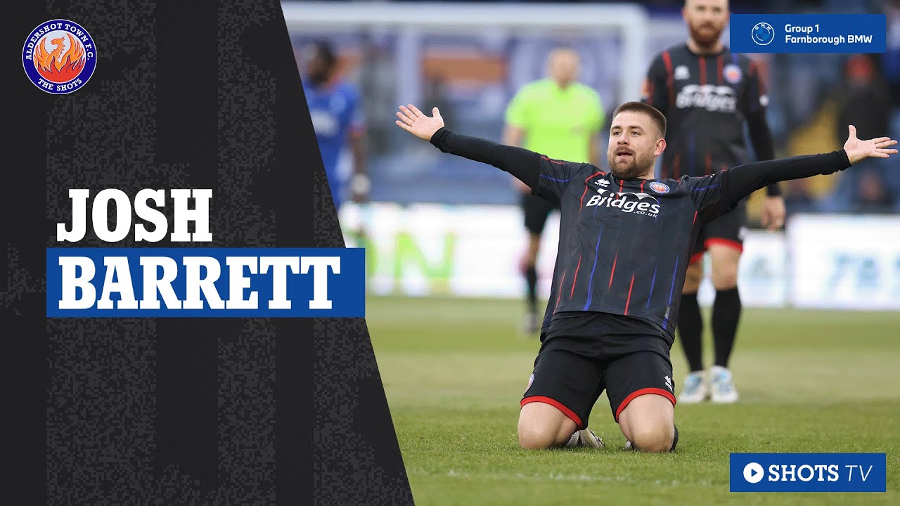 JOSH BARRETT POST-MATCH: Oldham Athletic (A) - YouTube