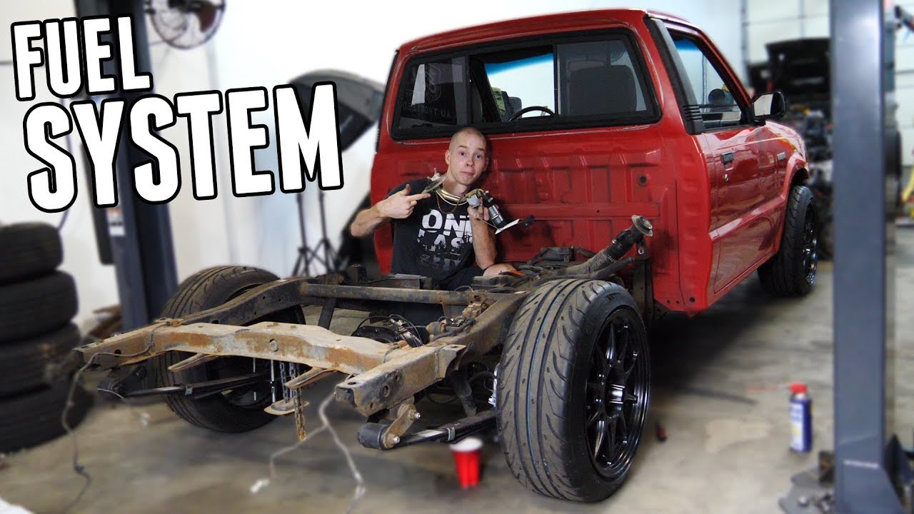 Installing the Upgraded FUEL SYSTEM in the Drift Truck! - YouTube