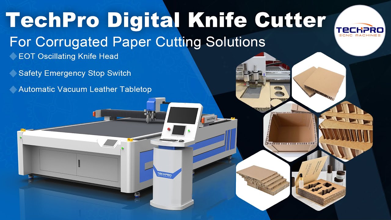 TechPro Digital Knife Cutter For Corrugated paper Cutting Solutions ...
