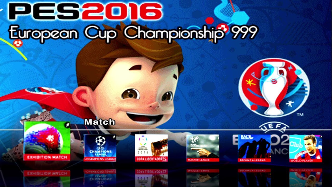 PES 2016 PS2 999 EURO SEASON 2015/2016 - YouTube