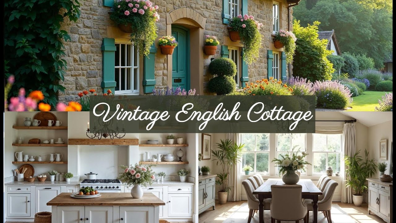 Vintage English Cottage | Rustic Neutral Decor & Interiors | Ideas ...