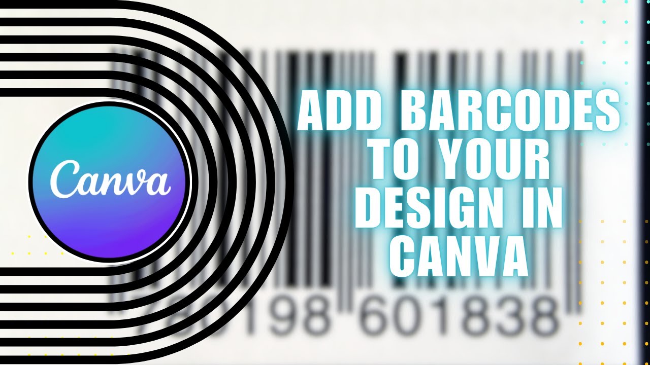 How to Easily Add Barcodes to Your Design in Canva - YouTube