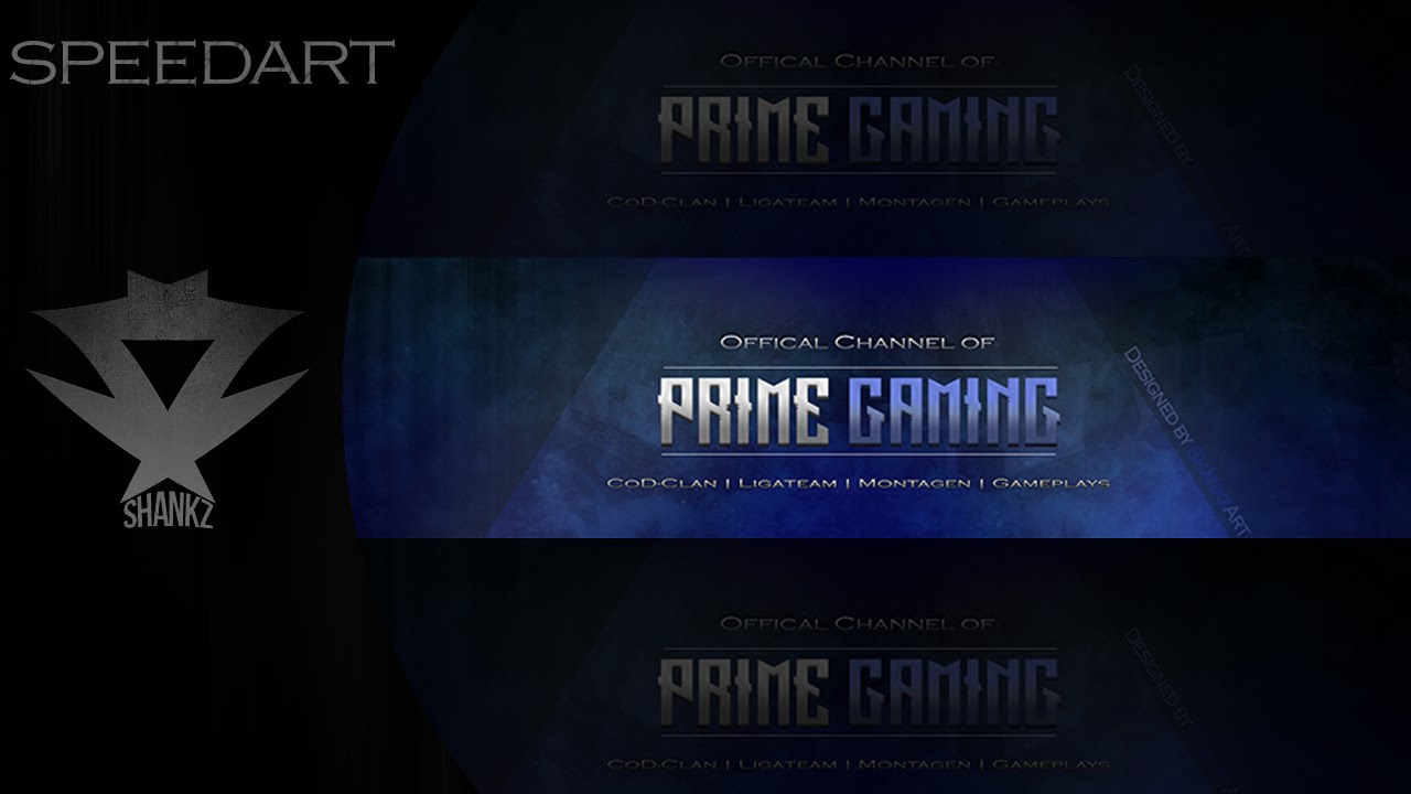 Speedart #1 | Prime Gaming Banner | by ShankzArt - YouTube