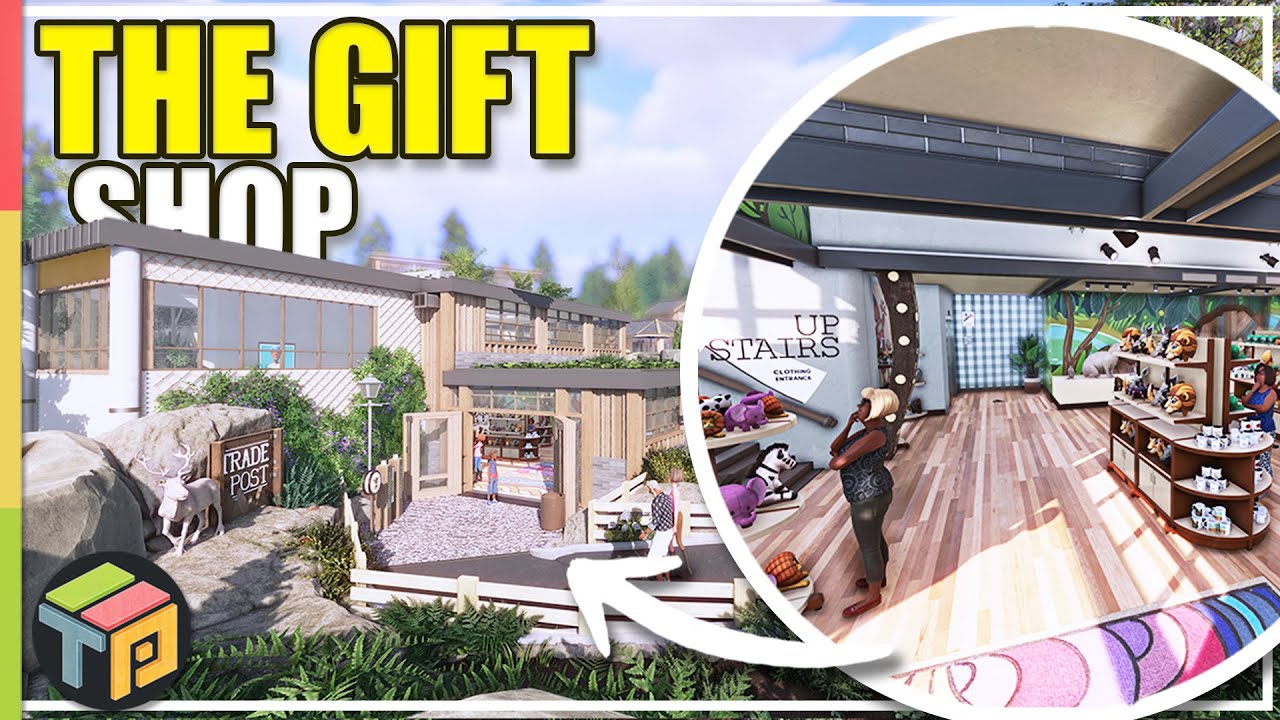 Finishing my GIFT SHOP | Tiguidou Zoo | Planet Zoo - YouTube