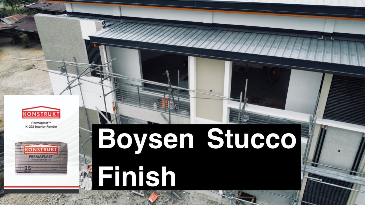 Commercial Building Update | Boysen Konstrukt | Stucco Finish # ...
