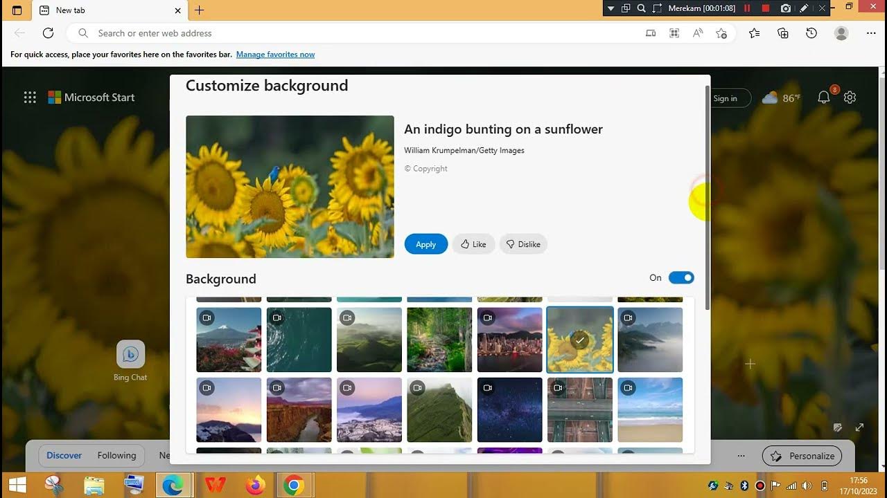How to Change Microsoft Edge Background | Windows 8.1 Pro - YouTube