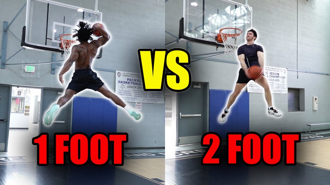 1 Foot VS 2 Foot Dunks at 5'10"! - YouTube