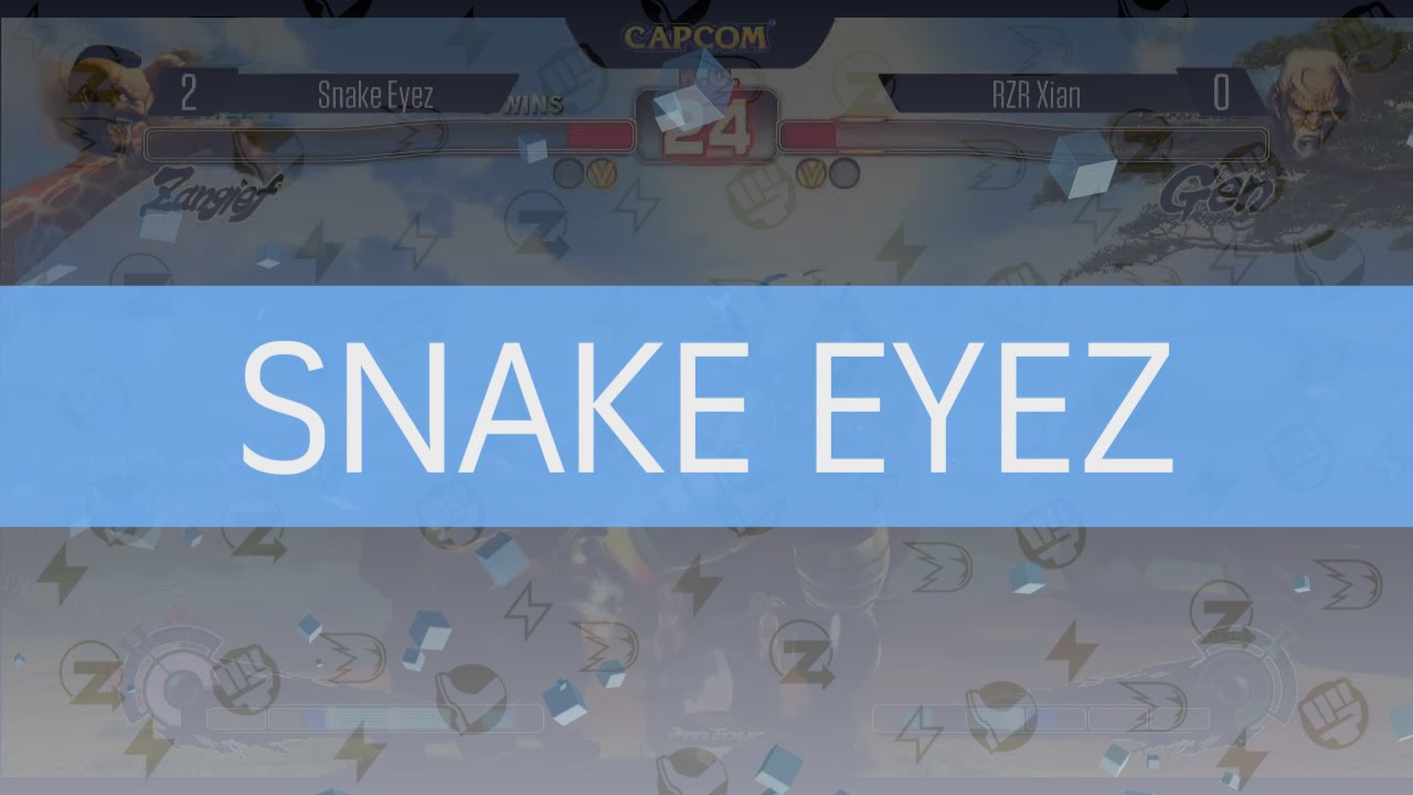 World Warriors of Capcom Cup: Snake Eyez - YouTube