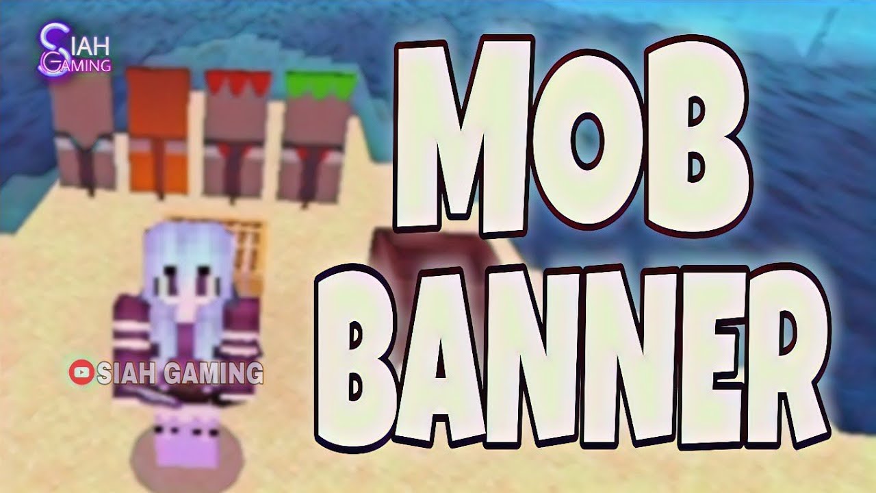 Mob Banners | minecraft | crafting and building - YouTube