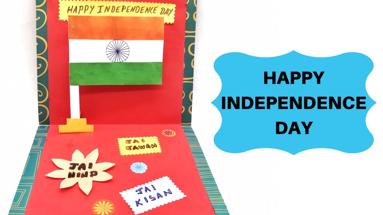 Tri Colour Popup Card for Independence Day- DIY Tutorial by Paper Folds ...
