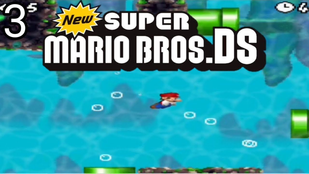 MENYELAM KE DALAM LAUT!!! - New Super Mario Bros. DS (Indonesian ...