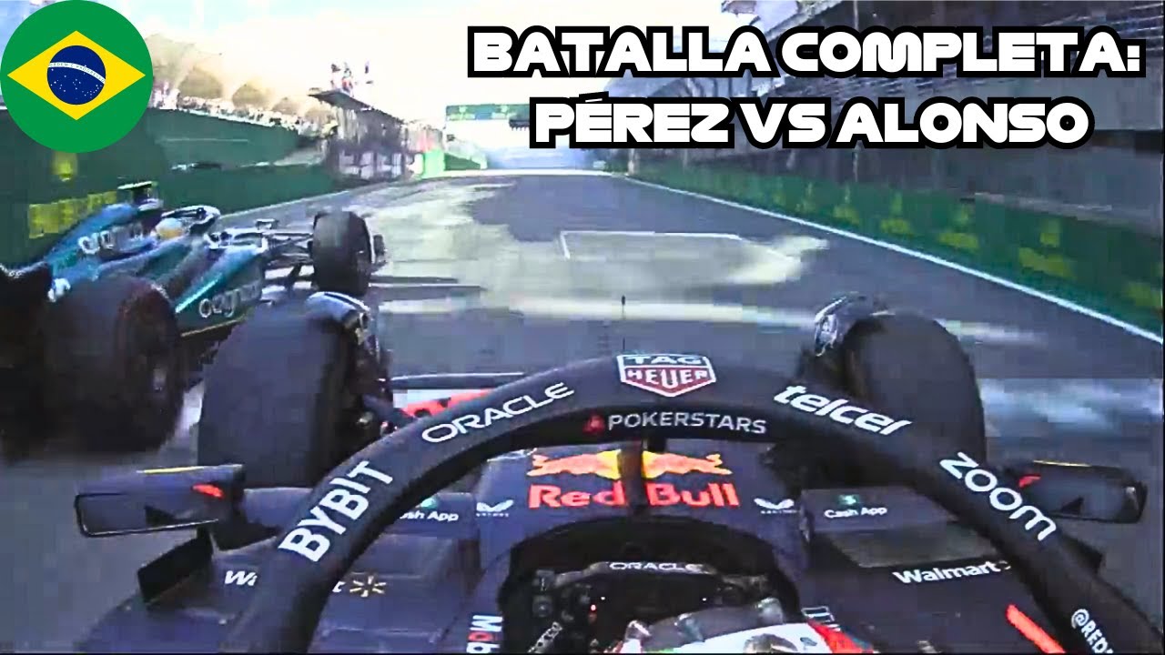 La INCREIBLE Batalla Completa Entre CHECO PÉREZ y FERNANDO ALONSO ...