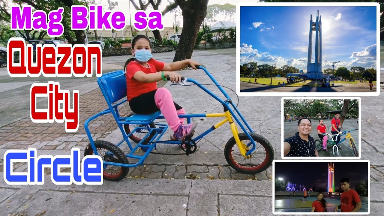 Mag Bike sa Quezon City Memorial Circle, with ate Abby at Kuya JM - YouTube