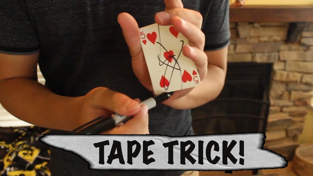 TAPE TRICK//Tutorial - YouTube