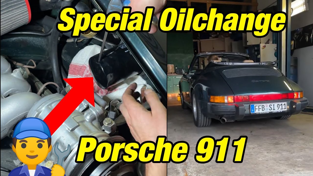 How to do an oilchange in a classic Porsche 911 - YouTube