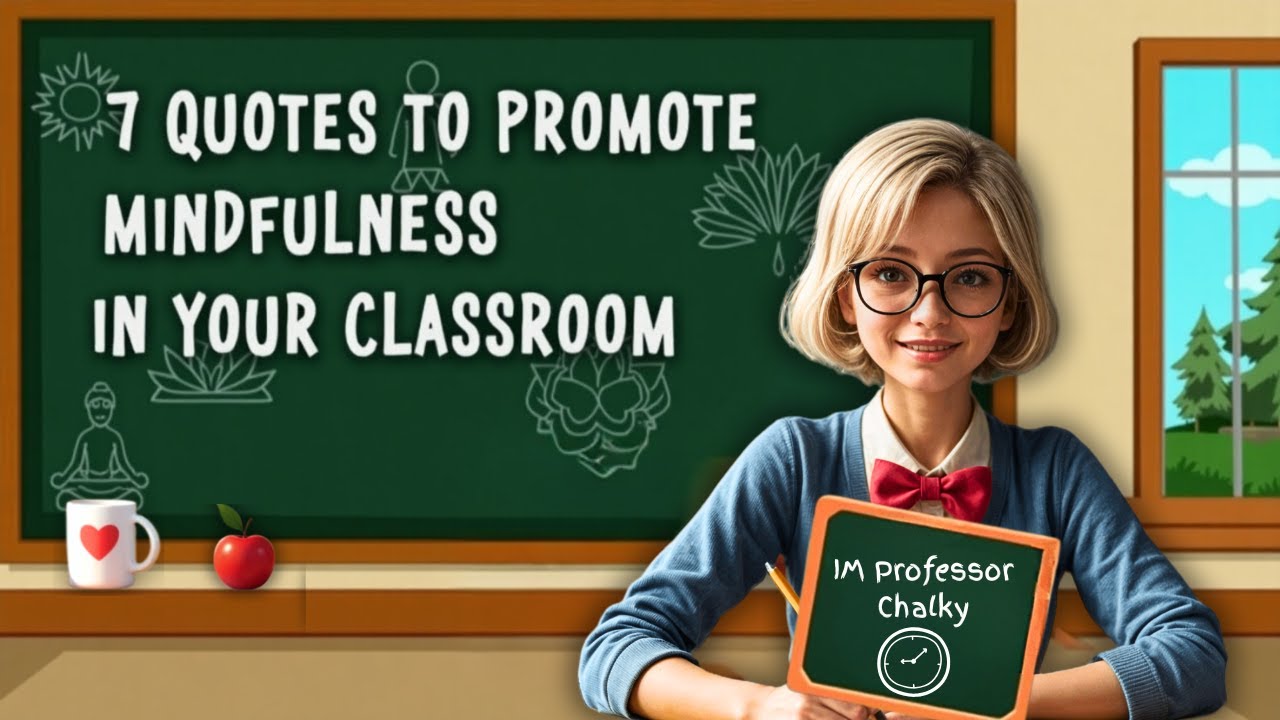 7 Quotes to Promote Mindfulness in Your Classroom | Chalkboard Wisdom ...