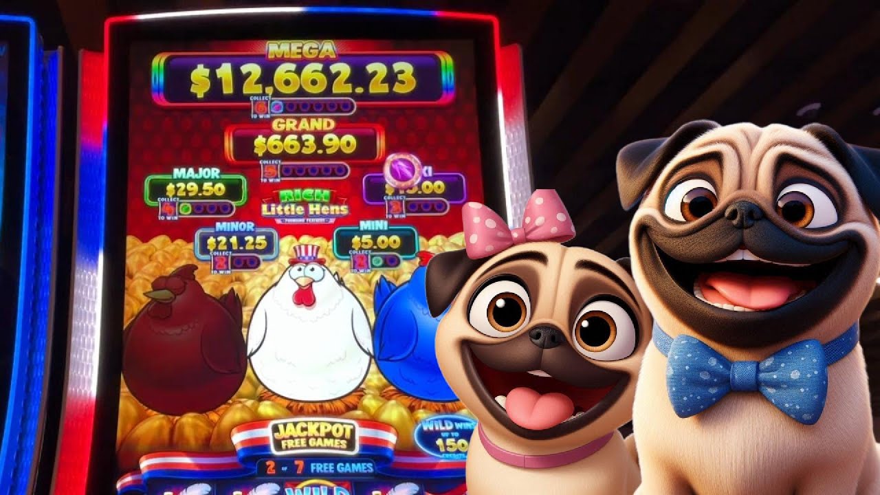 18 FREE GAMES with JACKPOT GAMES! Rich Little Hens Founding Feathers ...