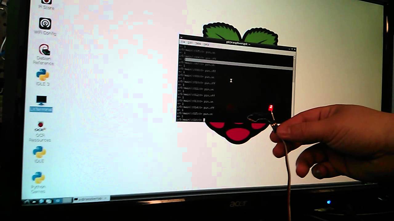 Ruby + raspberry pi + gpio - YouTube