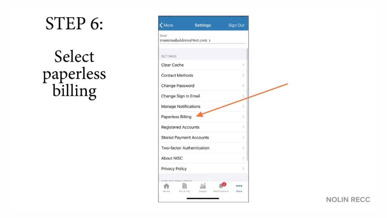 Paperless bill notification - mobile app - YouTube