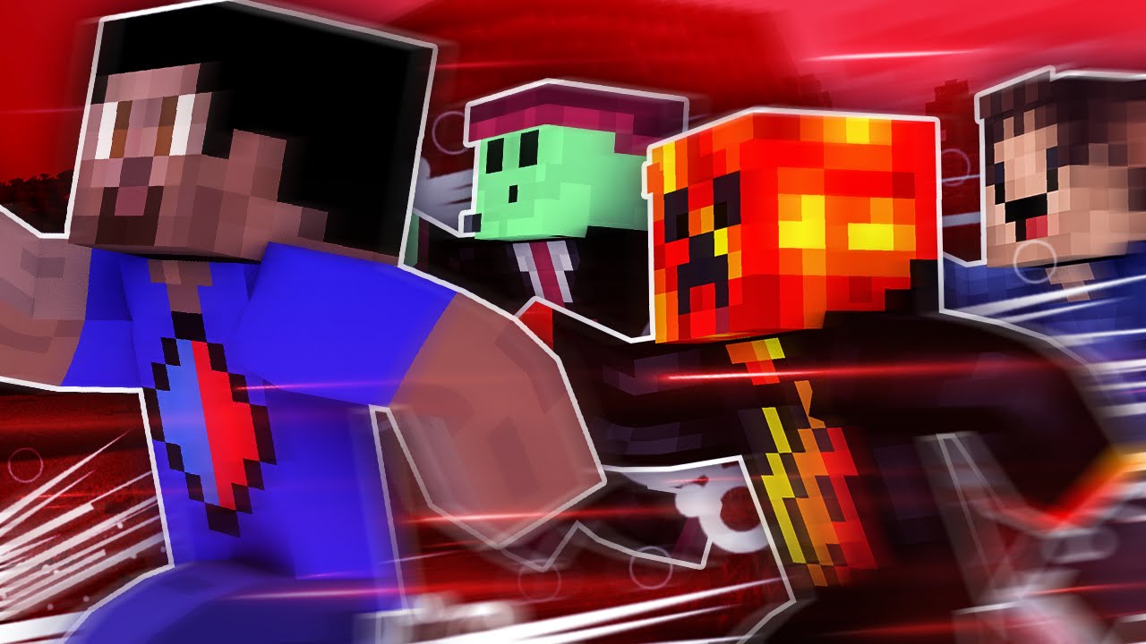 Minecraft Run From Youtubers Parkour Prestonplayz Woofless