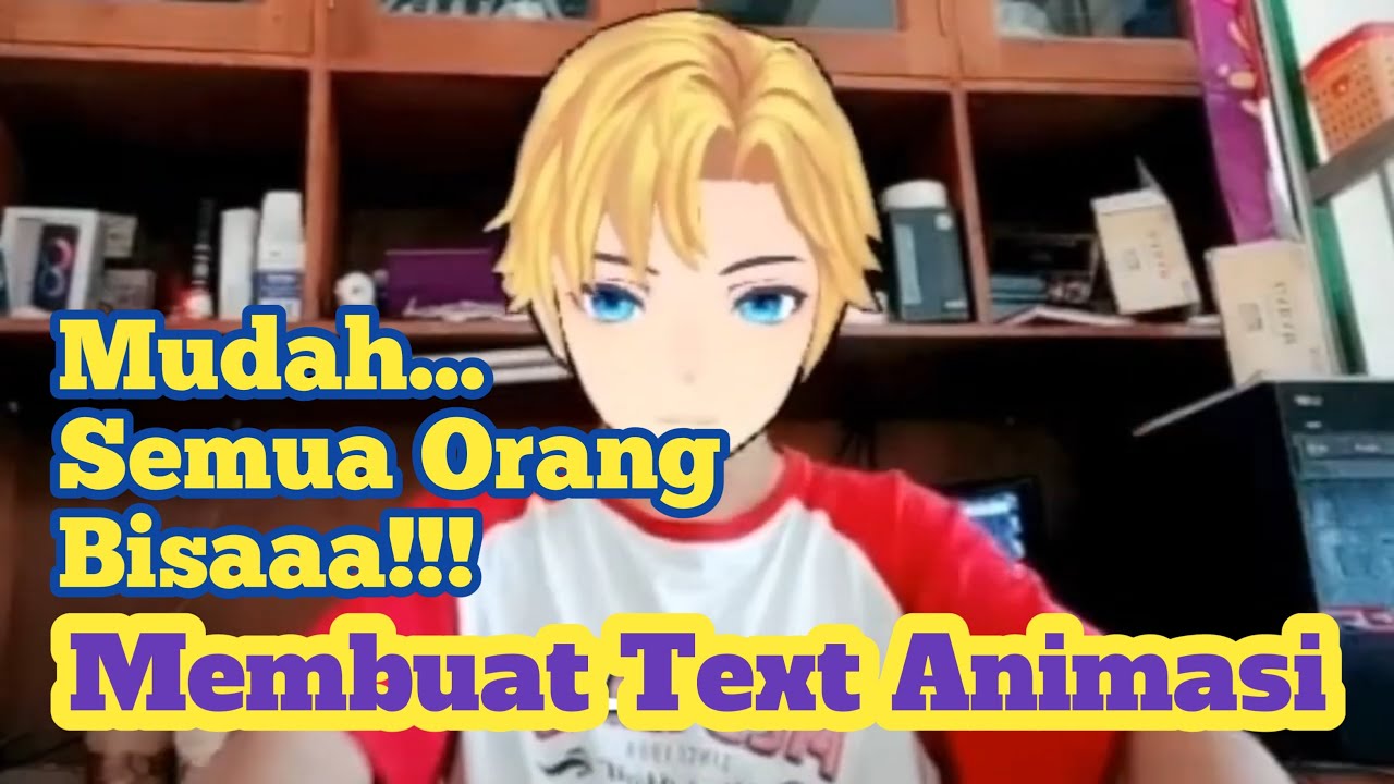 Cara membuat Text Animasi mudah//Cakra Cell - YouTube