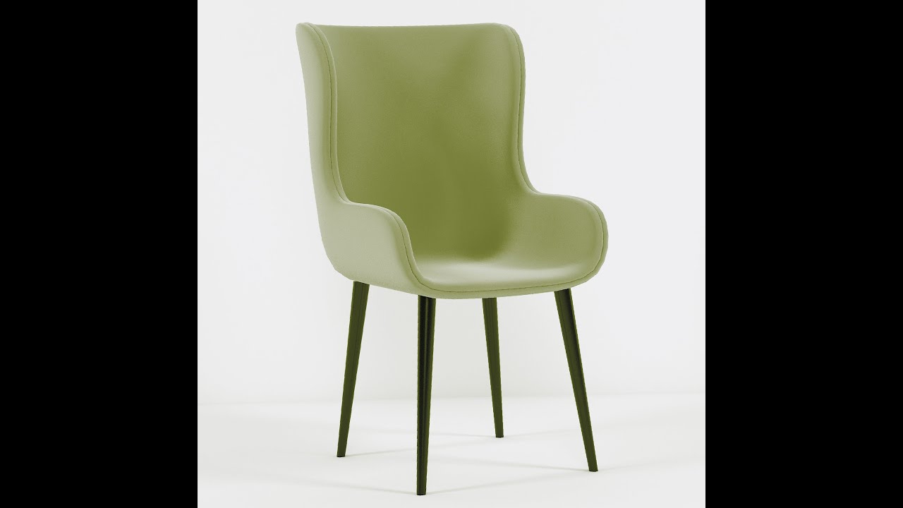 3d chair modeling easy way for beginners - YouTube