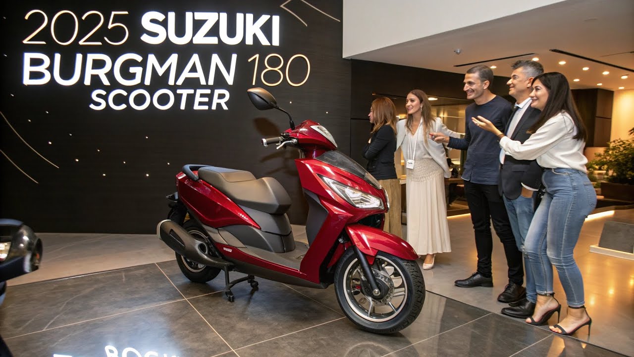 New 2025 Suzuki Burgman 180 Scooter finally launched! The King of ...