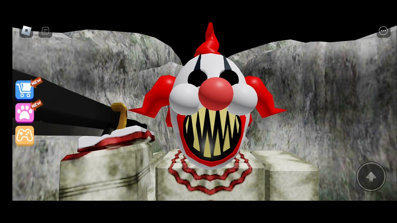 playing very scary clown parkour on roblox - YouTube