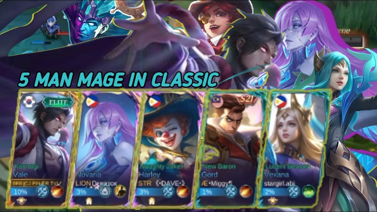 Limang mage sa classic makaya nga ba?| Mobile legends bang bang - YouTube