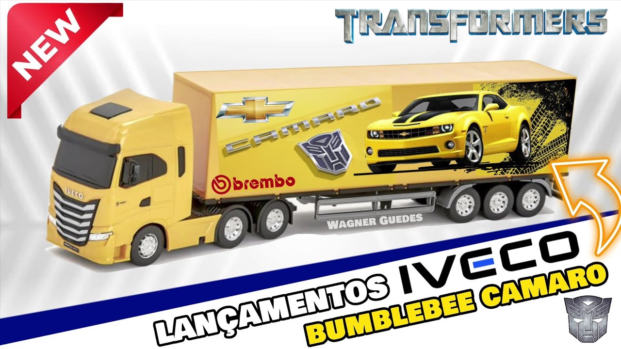LANÇAMENTO IVECO S-WAY TRANSFORMERS CHEVROLET CAMARO - YouTube