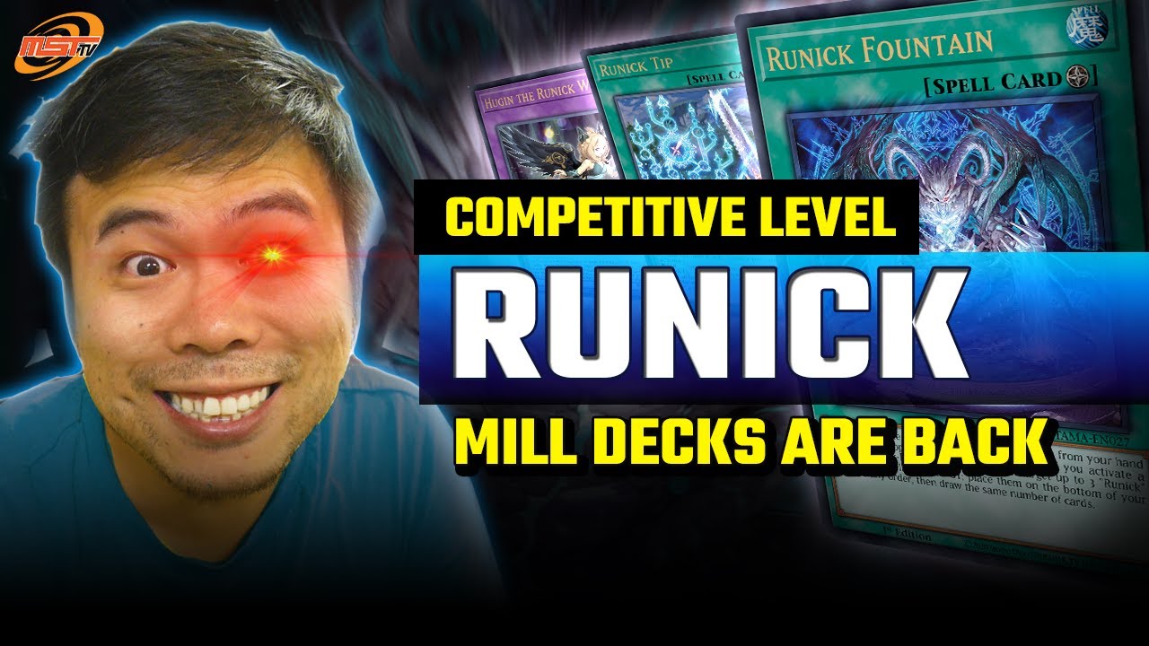 RUNICK - THE Competitive Mill Deck - Draw Power Build - YouTube