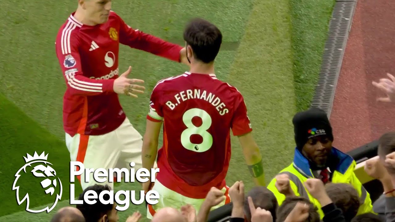 Bruno Fernandes' STUNNING free kick gives Man United lead over Arsenal ...